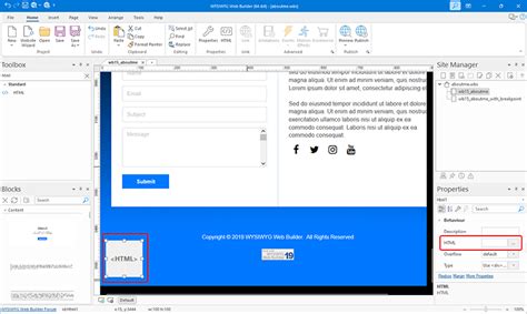 Wysiwyg Web Builder Website Accessibility Widget Installation