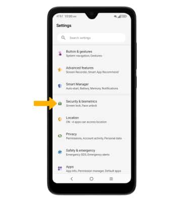 TCL Z R Secure My Device AT T TCL Z R Secure My Device AT T