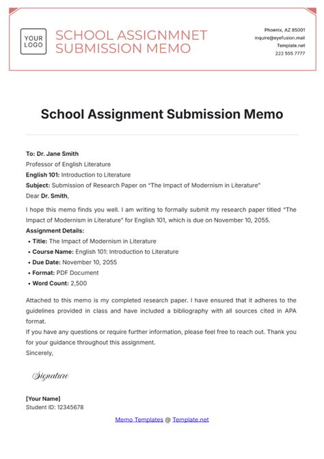 Free School Memo Templates To Edit Online And Print