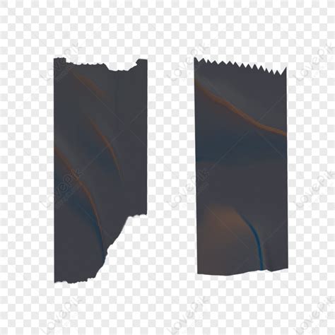 검은 광택 텍스처 일러스트 손상 테이프 일러스트 및 장식 재료점착제상표