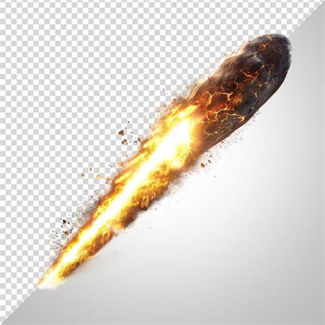 Flying Meteor Png Premium Ai Generated Psd
