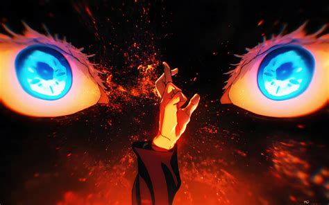Gojo Eyes From Jujutsu Kaisen 4k Wallpaper Download