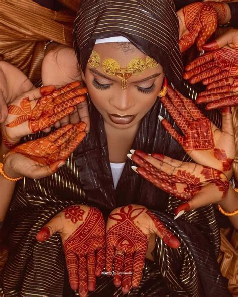 Hausa Bride With Stunning Henna Designs