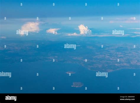 Aerial View Of Gotland Swedish Island In Baltic Sea Seen From A Flying