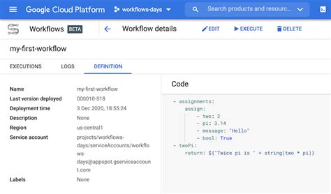 Day 3 With Workflows — Variable Assignment And Expressions
