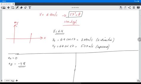 Solved A Skateboarder Shoots Off A Ramp With A Velocity Of 64 Ms