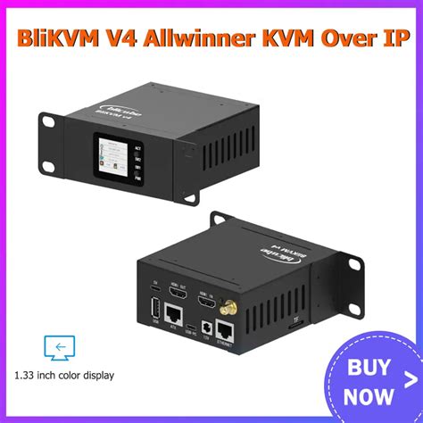 BliKVM V4 Allwinner H616 Soc KVM Over IP PoE HDMI Comaptible Video Loop Through PiKVM