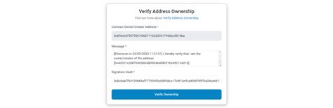Etherscan Information Center How To Verify Contract Address Ownership
