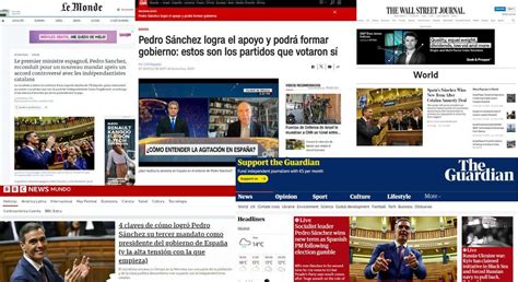 El Mundo Mira A España Así Reacciona La Prensa Internacional Sobre La
