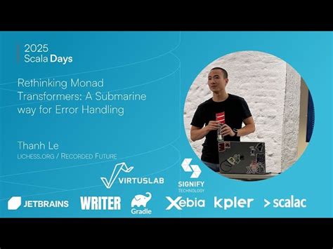 Free Video Rethinking Monad Transformers A Submarine Way For Error