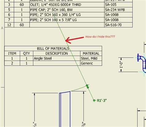 Solved Hid Radial Dimension Line Autodesk Community