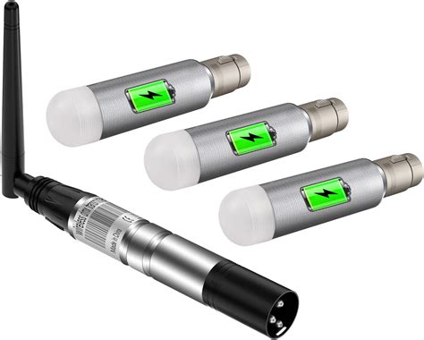 Copkim 8 Pcs Wireless Dmx 512 Transmitter And Receivers Dj 2 4g Wireless Dmx Light