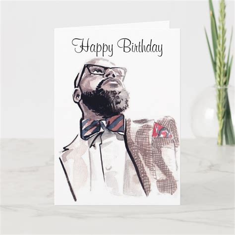 African American Male Birthday Card Zazzle