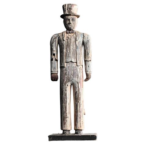 American Folk Art Articulated Uncle Sam Figure At 1stdibs