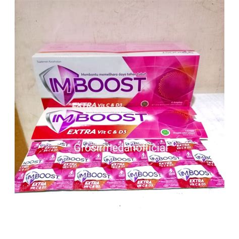 Jual Imboost Extra Vit C D3 Isi 8 Tab Lengkap Vitamin C Vitamin D3