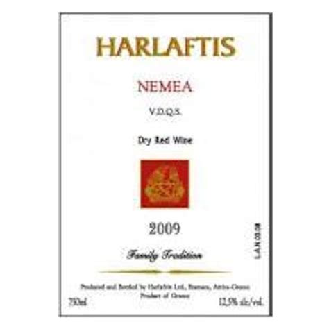Harlaftis Nemea Agiorgitiko 2013 Other Red Wines