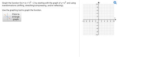 Solved Graph The Function Fx X 1 2 By Starting With