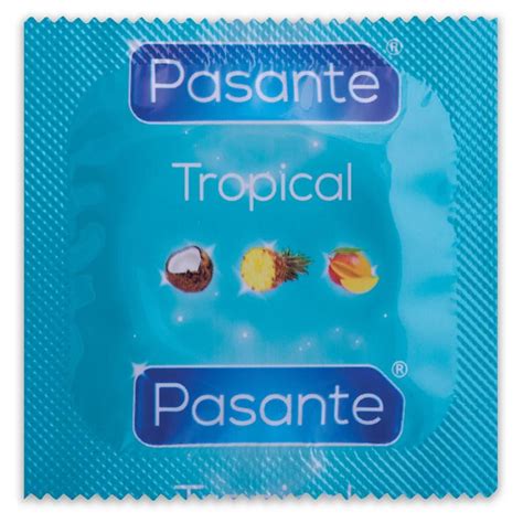 Pasante Tropical Flavored Condoms 53 Mm Procondoms