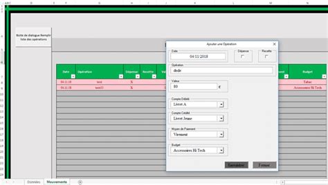 créer un formulaire vba pour remplir un tableau