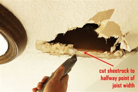 How To Replace Ceiling Sheetrock