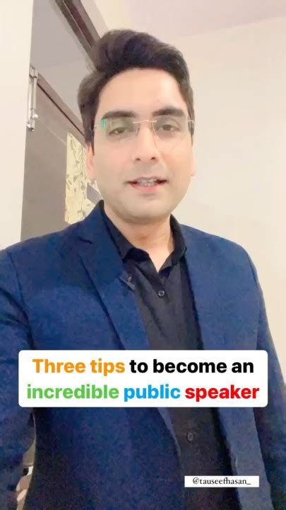 [video] Tauseef Hasan On Linkedin Personaltransformation Publicspeakingtips