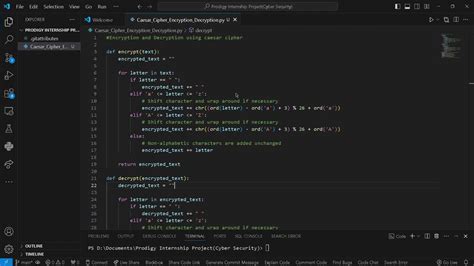 Anuj Swami On Linkedin Pythonprogramming Prodigyinfotech Cryptography Cybersecurity