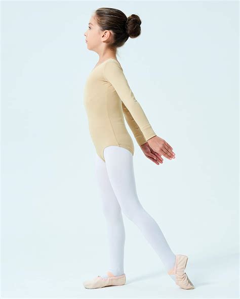 Buy Finihen Girls Leotard Basic Long Sleeve Ballet Dance Leotard 2t 14