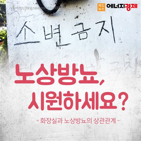 카드뉴스 노상방뇨 시원하세요 화장실과 노상방뇨의 상관관계