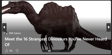 Meet The 16 Strangest Dinosaurs Youve Never Heard Of Featuring