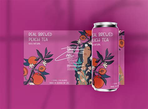 Ice Tea Label Design On Behance