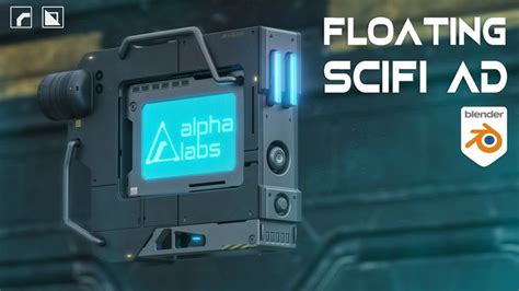 Floating Scifi Ad Creation In Blender With Hardops And Boxcutter Blender Floating Blender