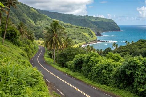 Beauty Of Road To Hana Maui Hawaii Stock Illustration Illustration Of