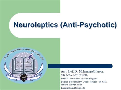 Anti Psychotics Neuroleptics {major Tranquilizer} Ppt