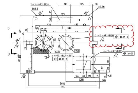机械图纸位置度解释 机械图纸位置度标注 图纸位置度符号 大山谷图库