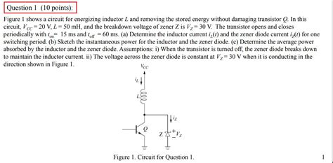 Solved Question Points Figure Shows A Circuit For Chegg
