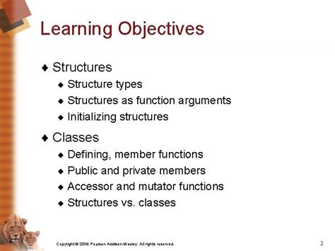Chapter 6 Structures And Classes Learning Objectives Structure