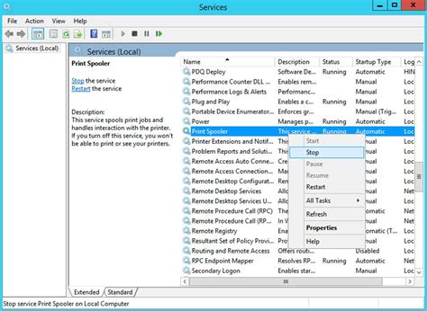 حل مشکل پرینتر از طریق Spooler هینزا
