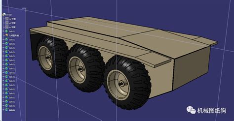 【其他车型】robotic Operated Vehicle六轮机器人车3d图纸 Stp机器人 仿真秀干货文章