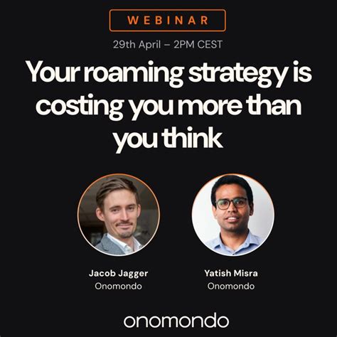 Roaming Iot Iotdevices Roamingstrategy Webinar Iot Tech News