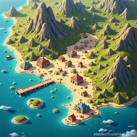 Game Edge Map Stable Diffusion Online