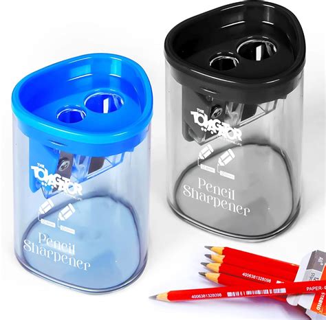 Manual Pencil Sharpener 2 Pcs Dual Hole Pencil