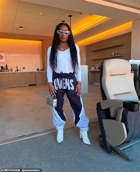 Simone Biles Gives Behind The Scenes Glimpse Into Life As An Nfl Wag