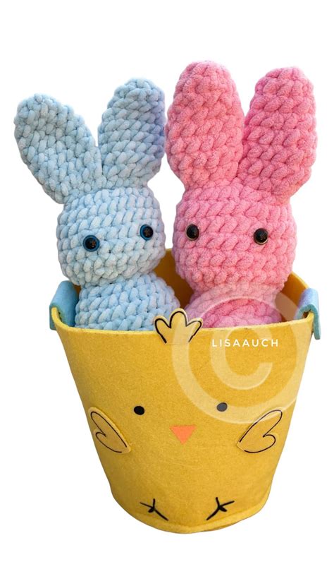Crochet Bunny Pattern With Long Ears Free And Easy Crochet Pattern Free Crochet Patterns