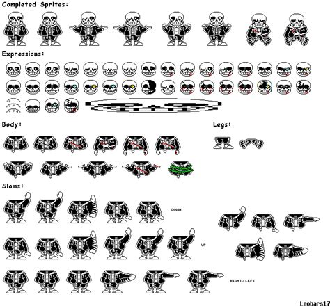 Pixilart Sans Spritesheet V By Leobars