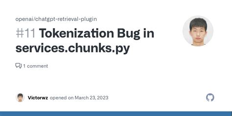 Tokenization Bug In Serviceschunkspy · Issue 11 · Openaichatgpt