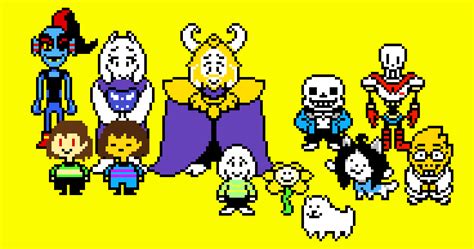 Undertale Characters Pixel Art Maker