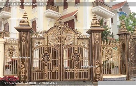 Small Gate Design Loha Grill Gate Design Main Gate With Mini Gate Iron Main Gate Colour Design