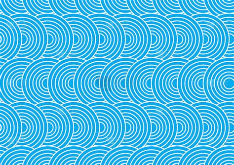 重叠的圆形背景。蓝色的风格模式。