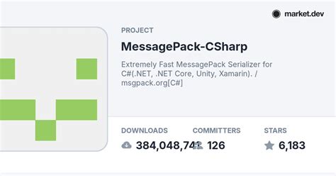 Messagepack Csharp Ecosystem Directory Marketdev