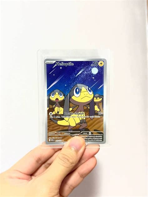 Helioptile Ir Illustration Rare Mega Evolution Pokemon Hobbies And Toys Toys And Games On Carousell